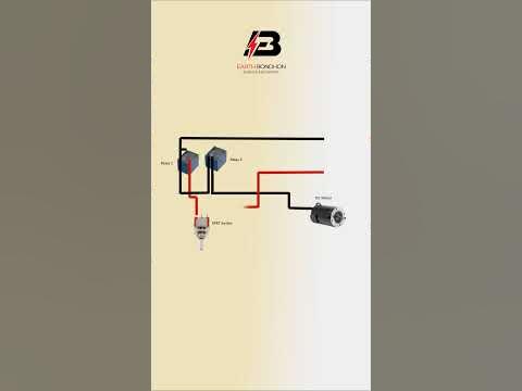 DC motor forward and reverse controller using relay | relay motor ...