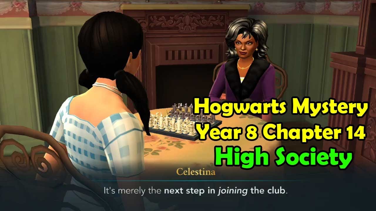 Year 8 Chapter 14 Harry Potter Hogwarts Mystery High Society - YouTube