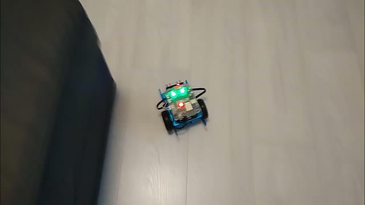 mBot in obstacle avoidance mode - YouTube