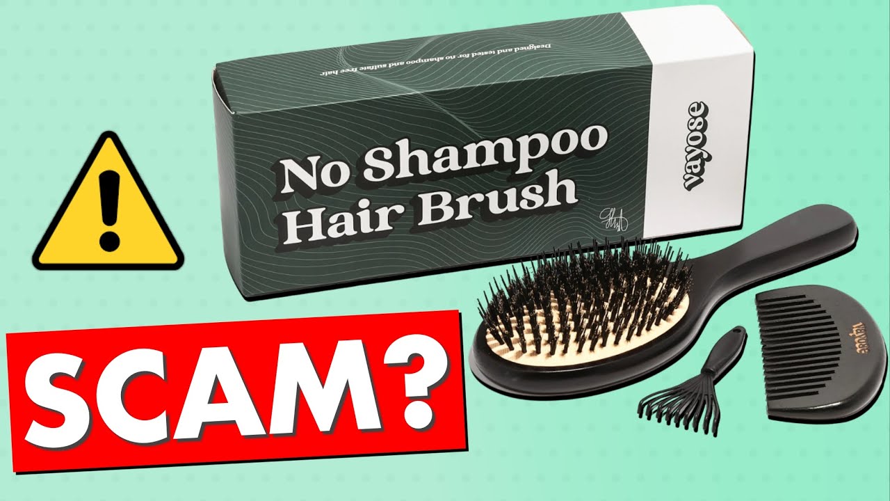 Vayose No Shampoo Hair Brush Review - Legit or Scam? - YouTube