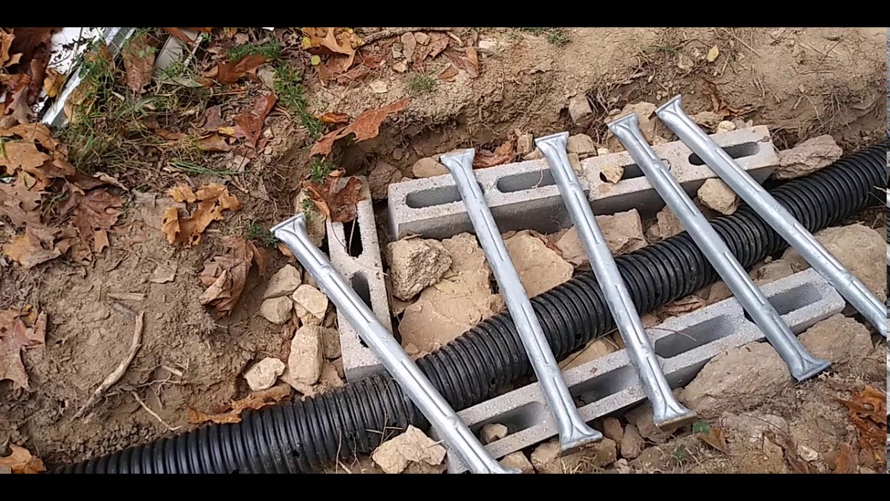 New Dry Well Pit for New Bathroom - YouTube