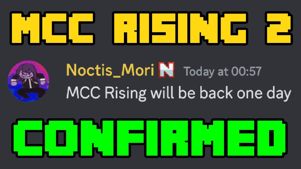 MCC Rising 2 Confirmed?! - YouTube