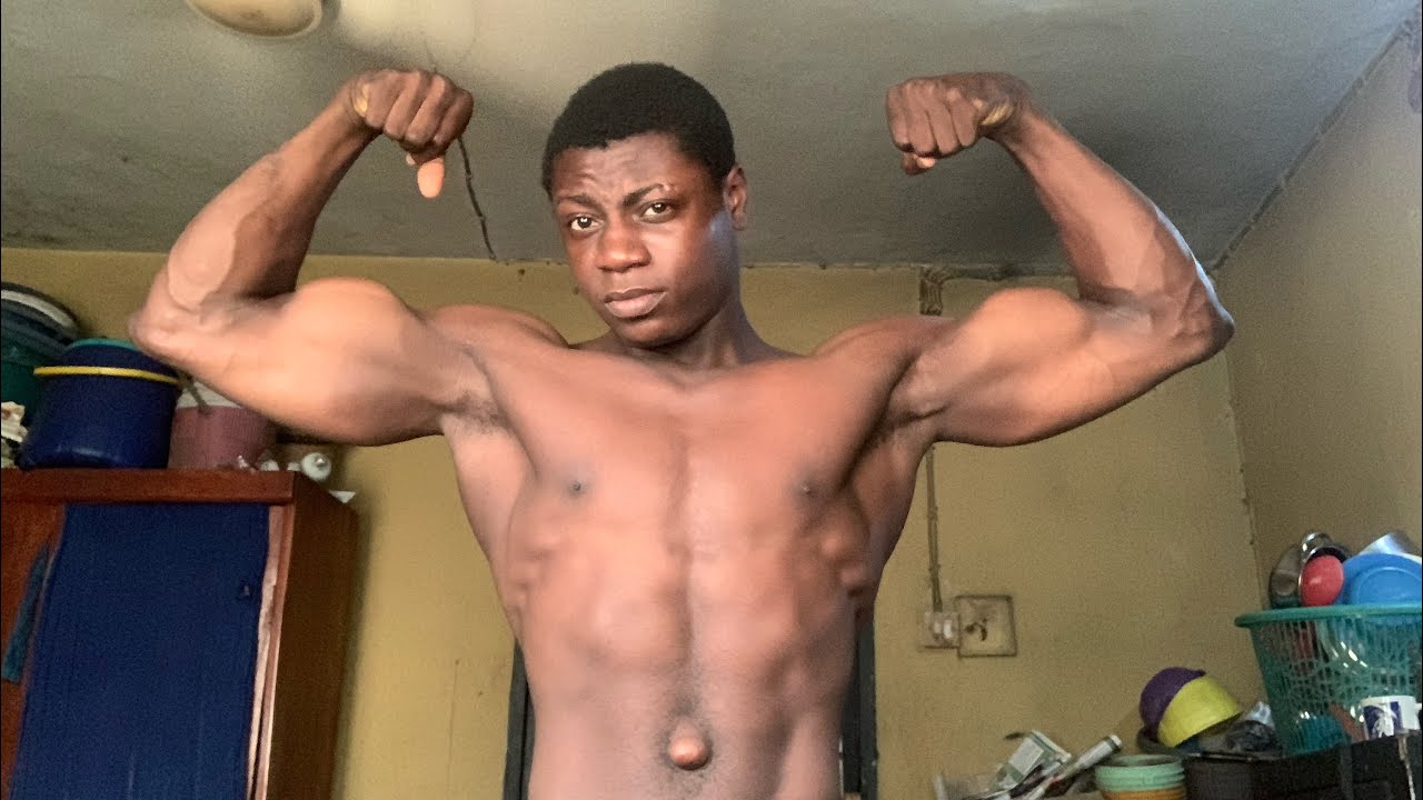 The most muscular black 17 year old teen on earth - YouTube