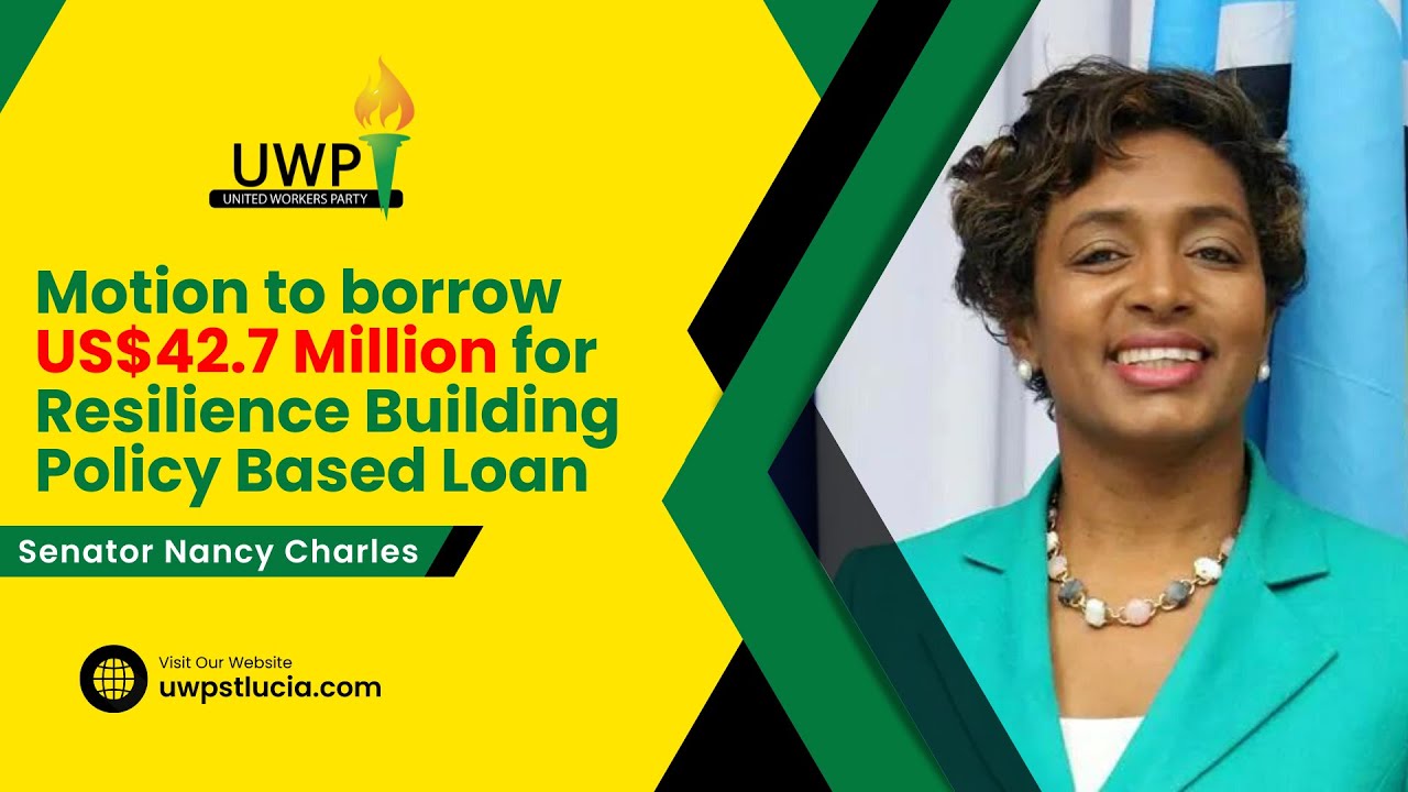 Senator Nancy Charles on the Motion to borrow US$42.7 Million - YouTube