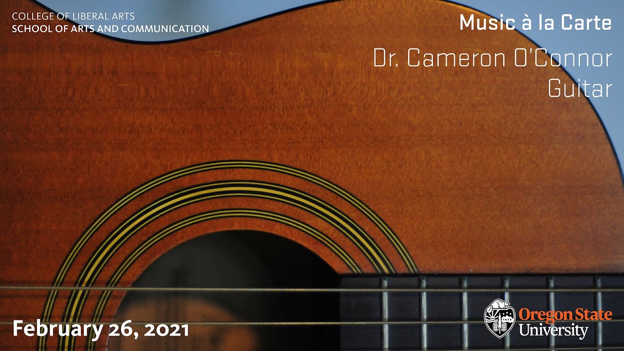 Music à la Carte: Cameron O'Connor - YouTube