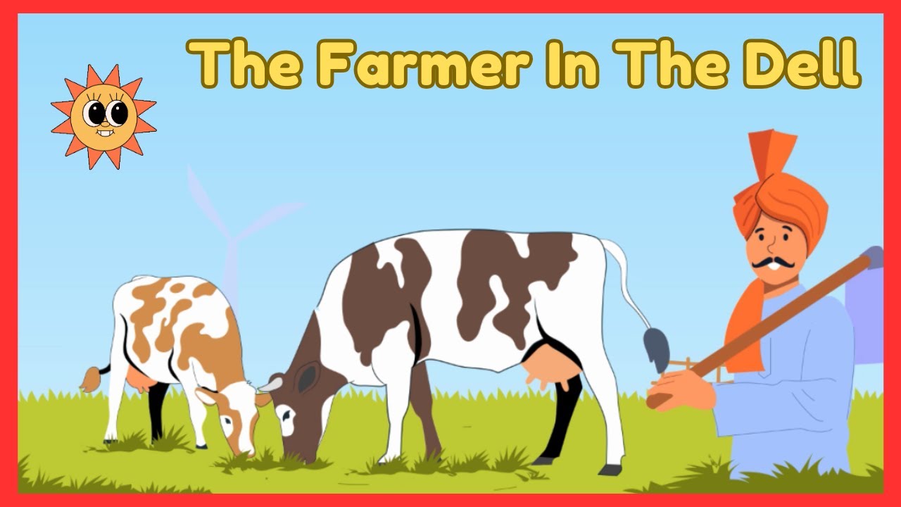 The Farmer in the Dell | Nursery Rhyme for Kids - YouTube