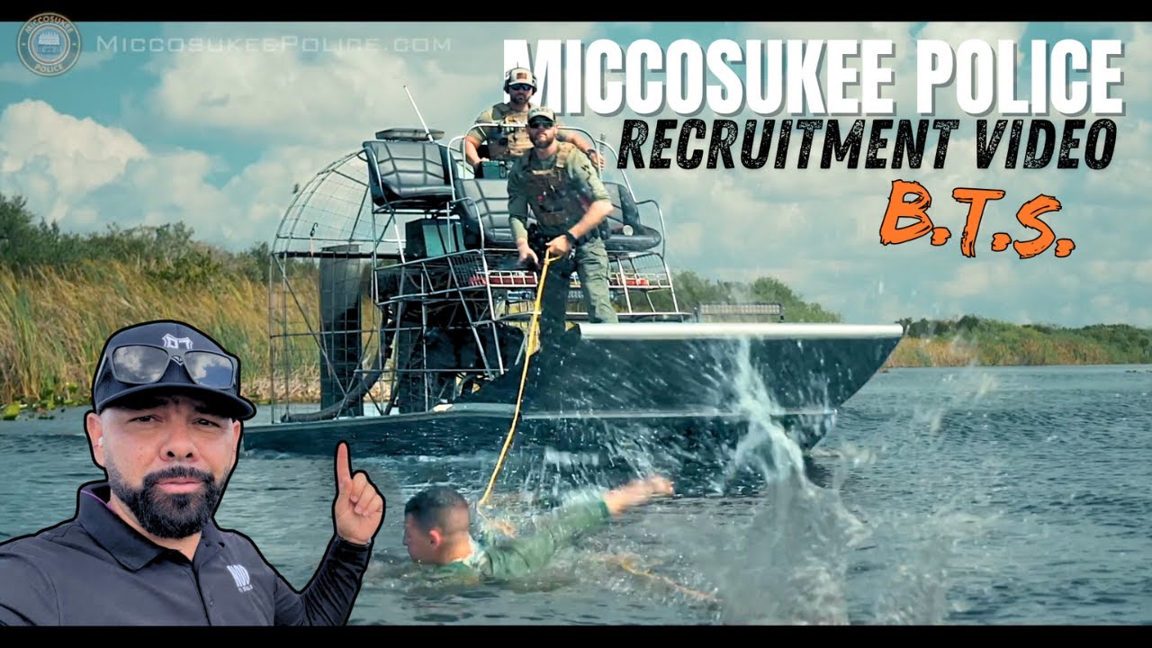 Everglades Rescue to Police Officer (BTS Miccosukee Police Recruitment ...