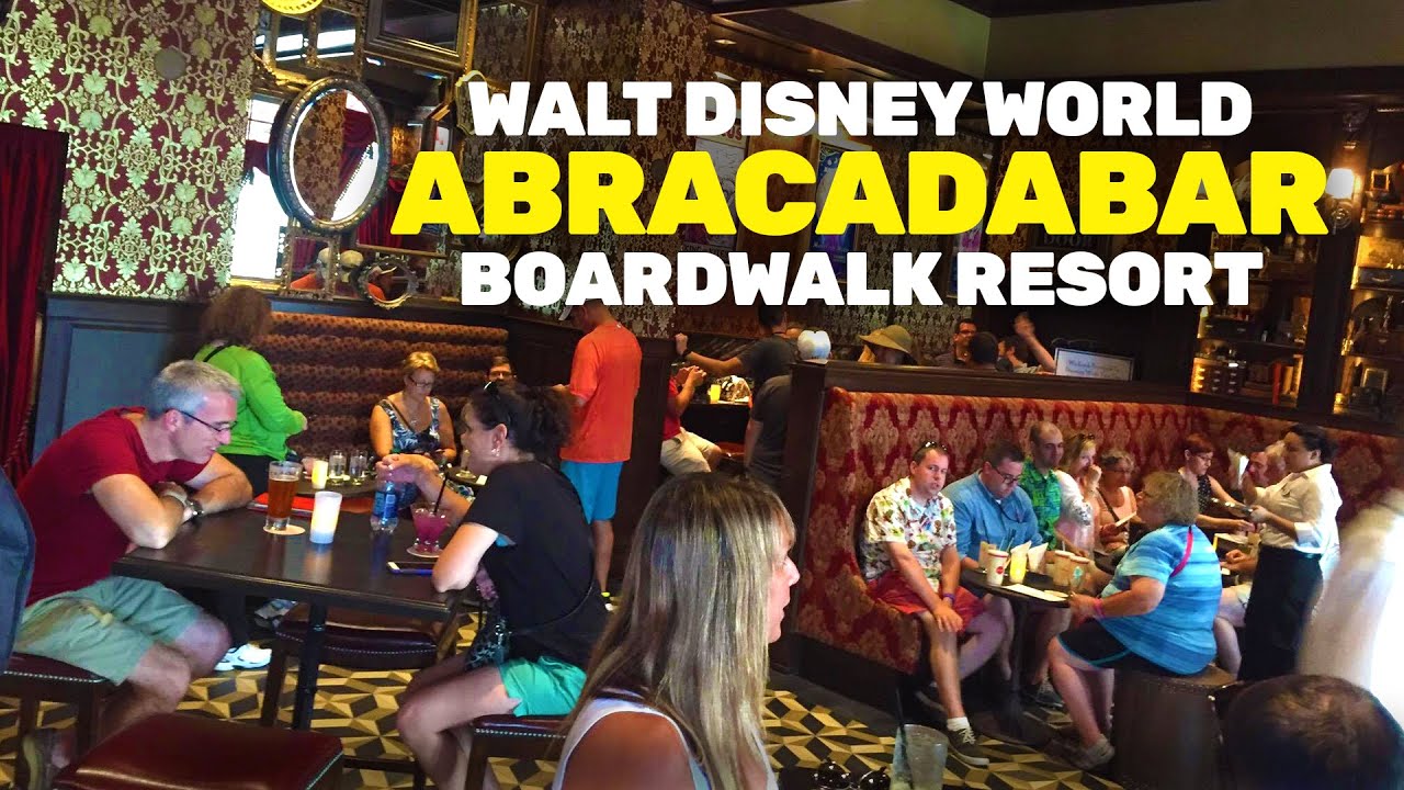 NEW AbracadaBar tour at Walt Disney World's Boardwalk Resort - YouTube