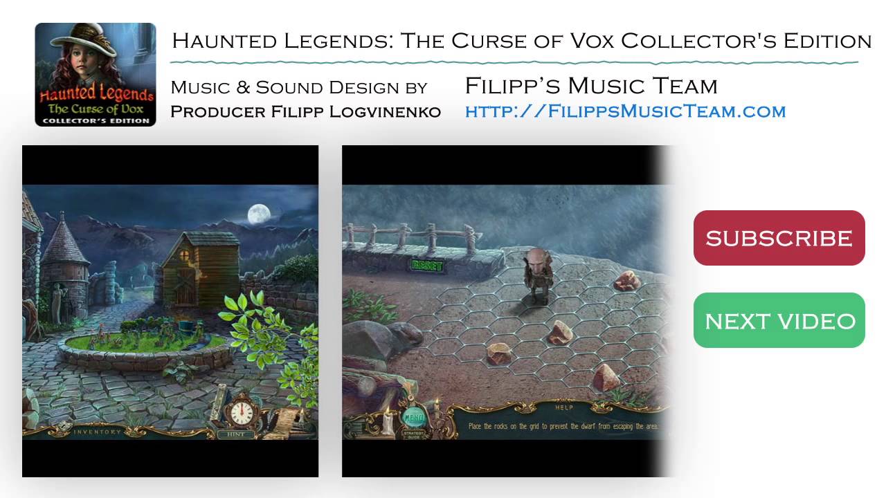 Haunted Legends The Curse of Vox Collector's Edition | Theme Music ...