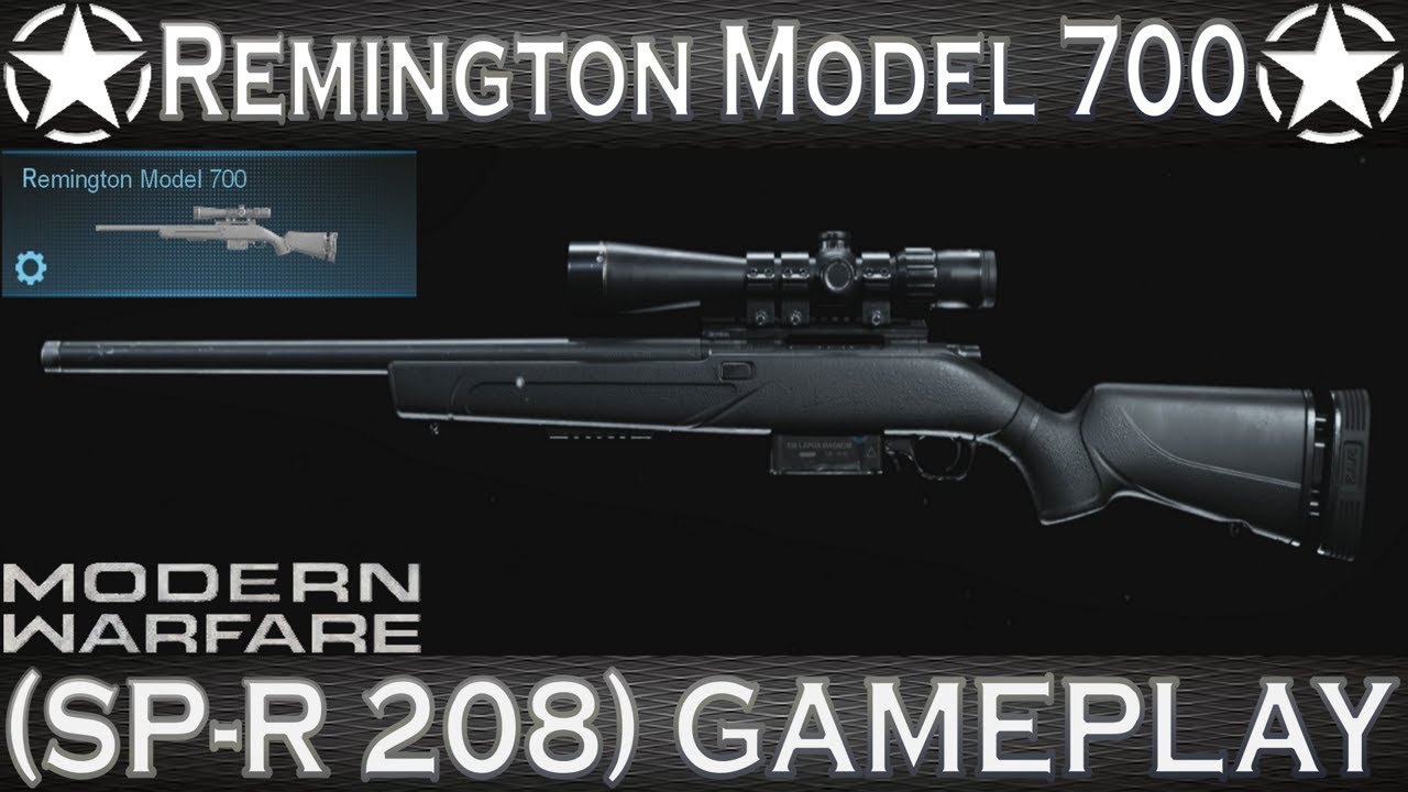 Modern Warfare Remington Model 700 (SP-R 208) Gameplay - YouTube