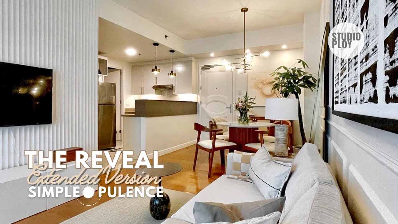 Simple Opulence - Extended Reveal | 1 Bedroom Makeover | Elegant Minimalist | Studio Ploy - YouTube