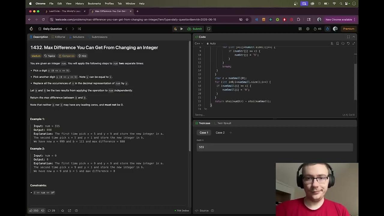 Studying until AGI | Day 42 | Medium LeetCode Daily - YouTube