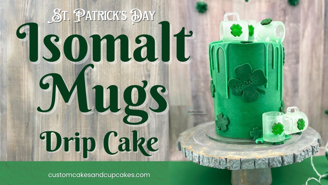 EDIBLE GLASS Mugs Tutorial: How to Make Isomalt Sugar Cups | St Patrick ...