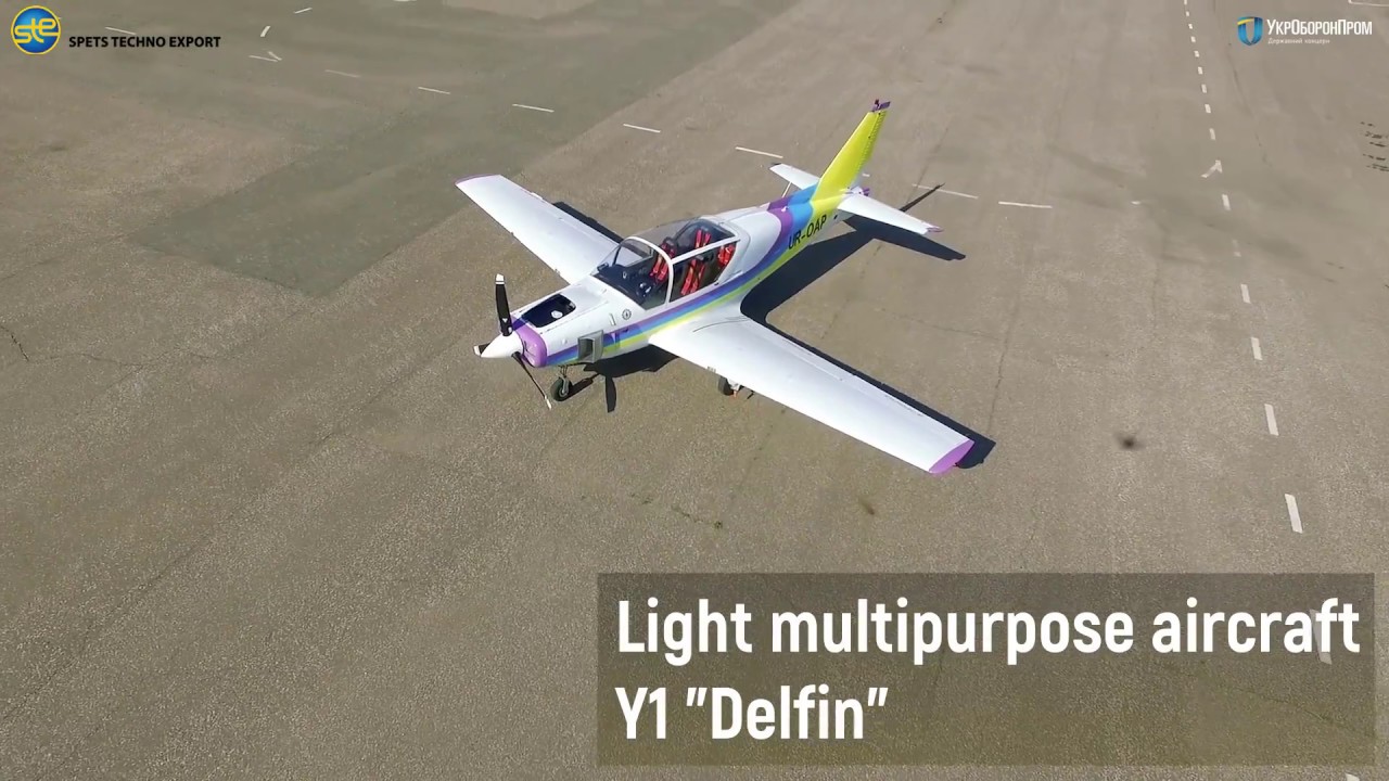Light multipurpose aircraft Y1 "Delfin" - YouTube
