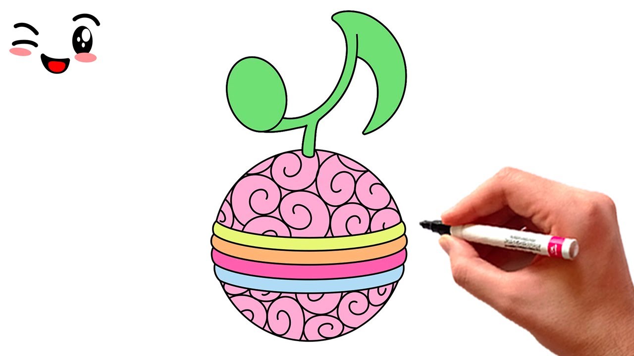 ONE PIECE Uta Devil Fruit | Drawing Uta Uta no Mi - Devil Fruit - YouTube