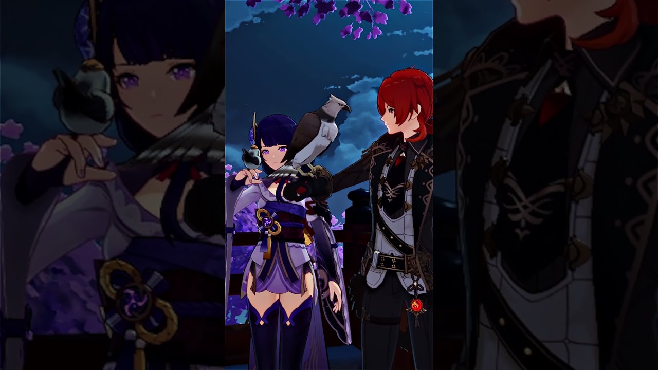 Raiden and Diluc Bird Idle 🐤 - YouTube