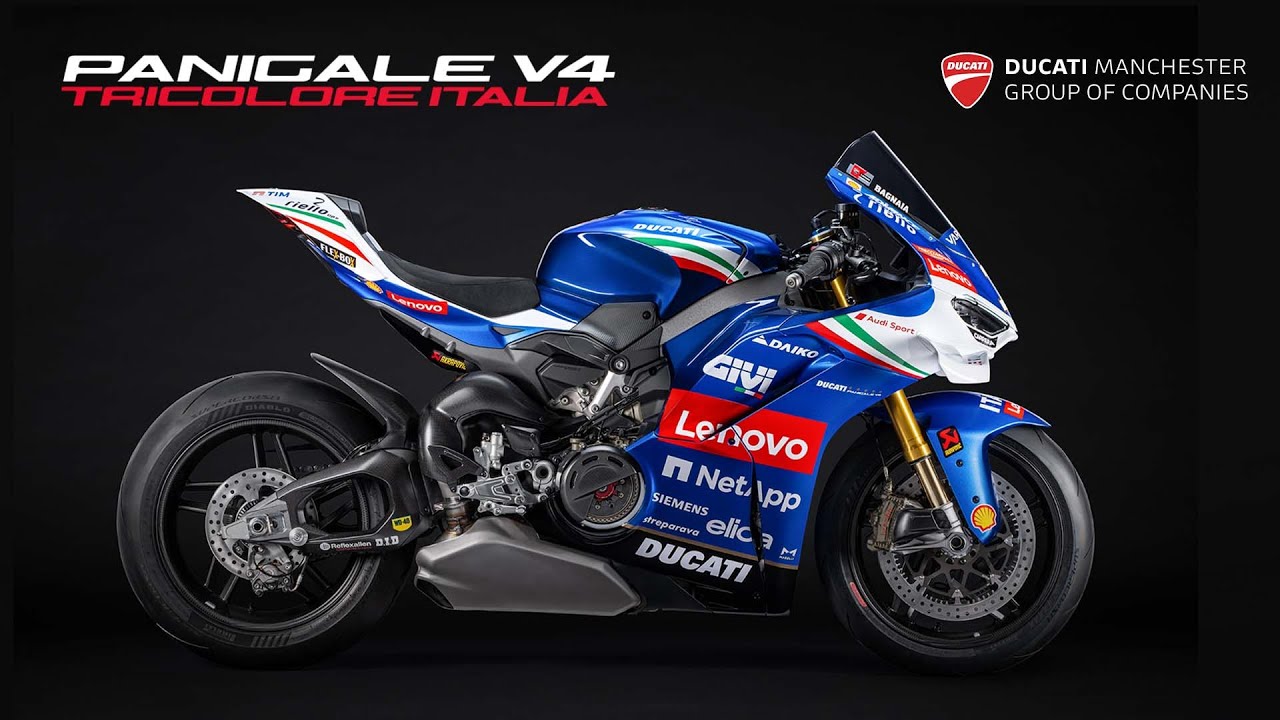 All New Ducati Panigale V4 Tricolore Italia - only 163 units - First Look!! - YouTube