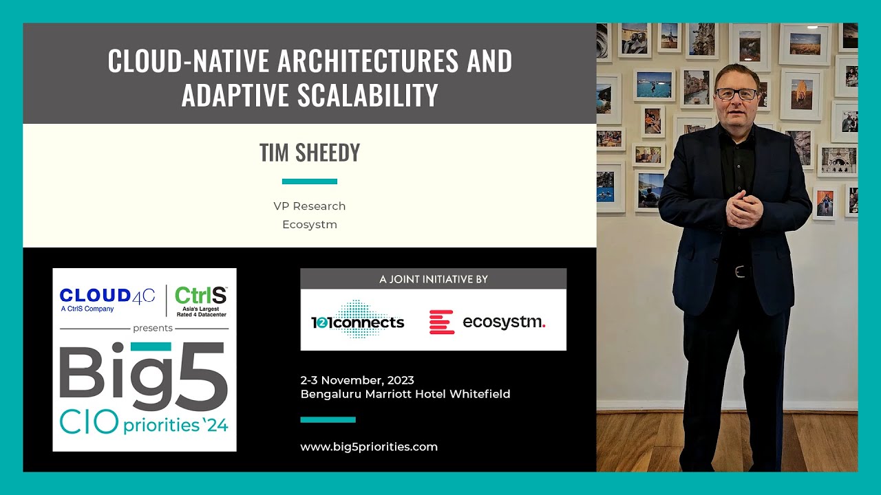 Anchor Analyst Tim Sheedy | Big5 CIO Priorities '24 - YouTube