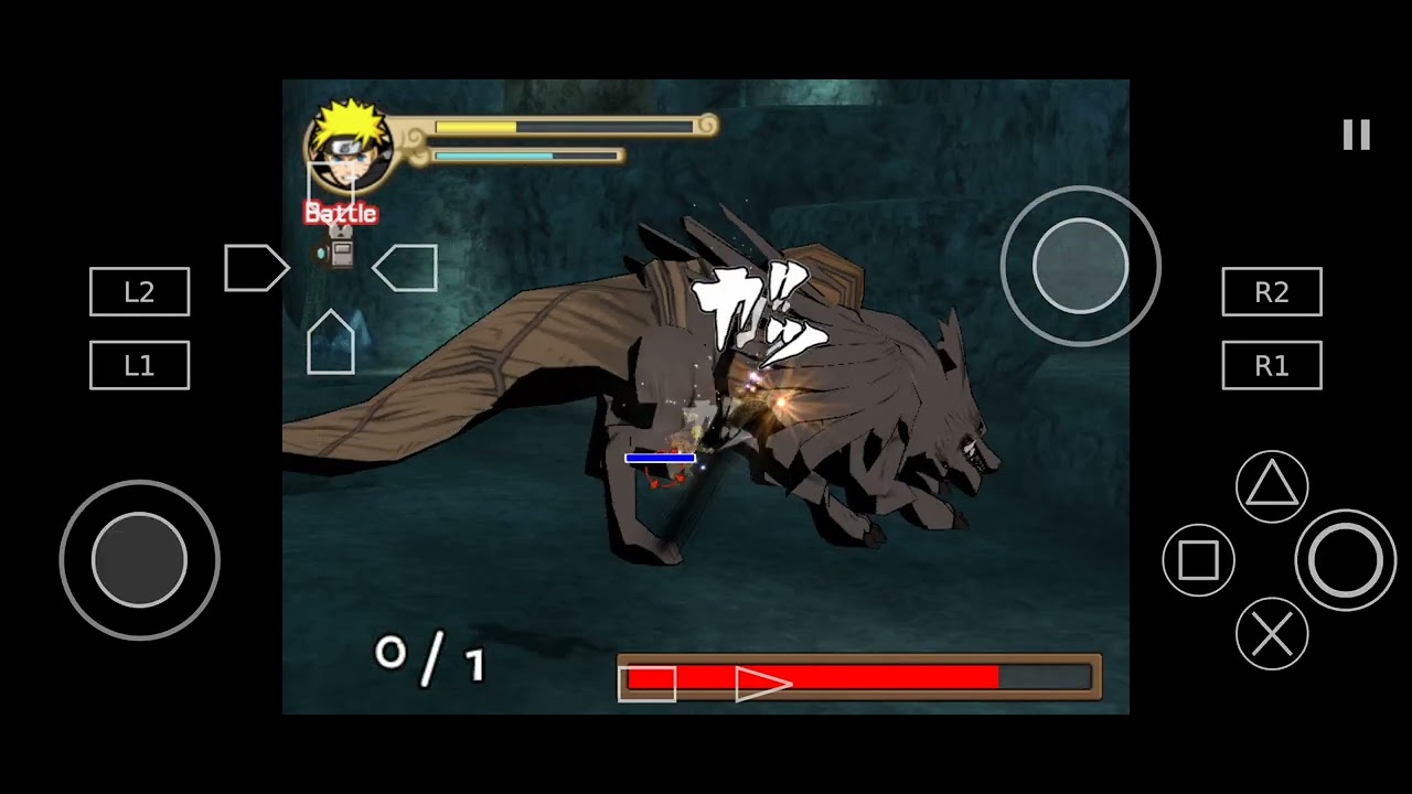 NARUTO SHIPPUDEN ULTIMATE NINJA 4 -BLACK SHADOW VS NARUTO - YouTube