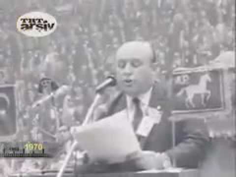 12 Mart 1971 Öncesi Süleyman Demirel'in Konuşması
