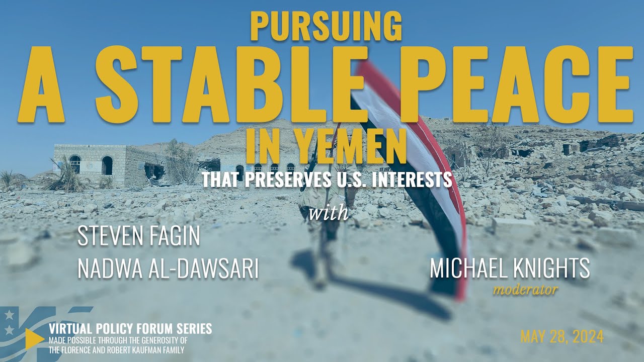Pursuing a Stable Peace in Yemen That Preserves U.S. Interests - YouTube