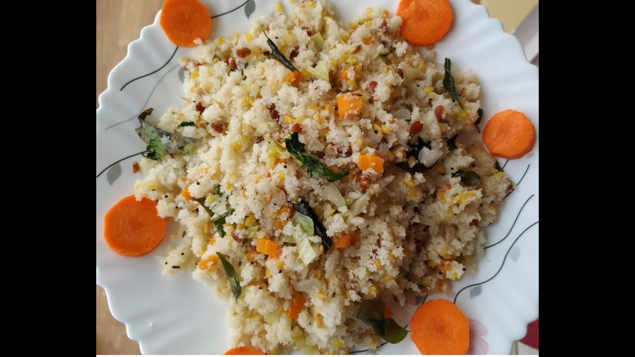 RICE RAVA Upma / Biyyam Rava Upma Recipe / Breakfast recipes #upma # ...