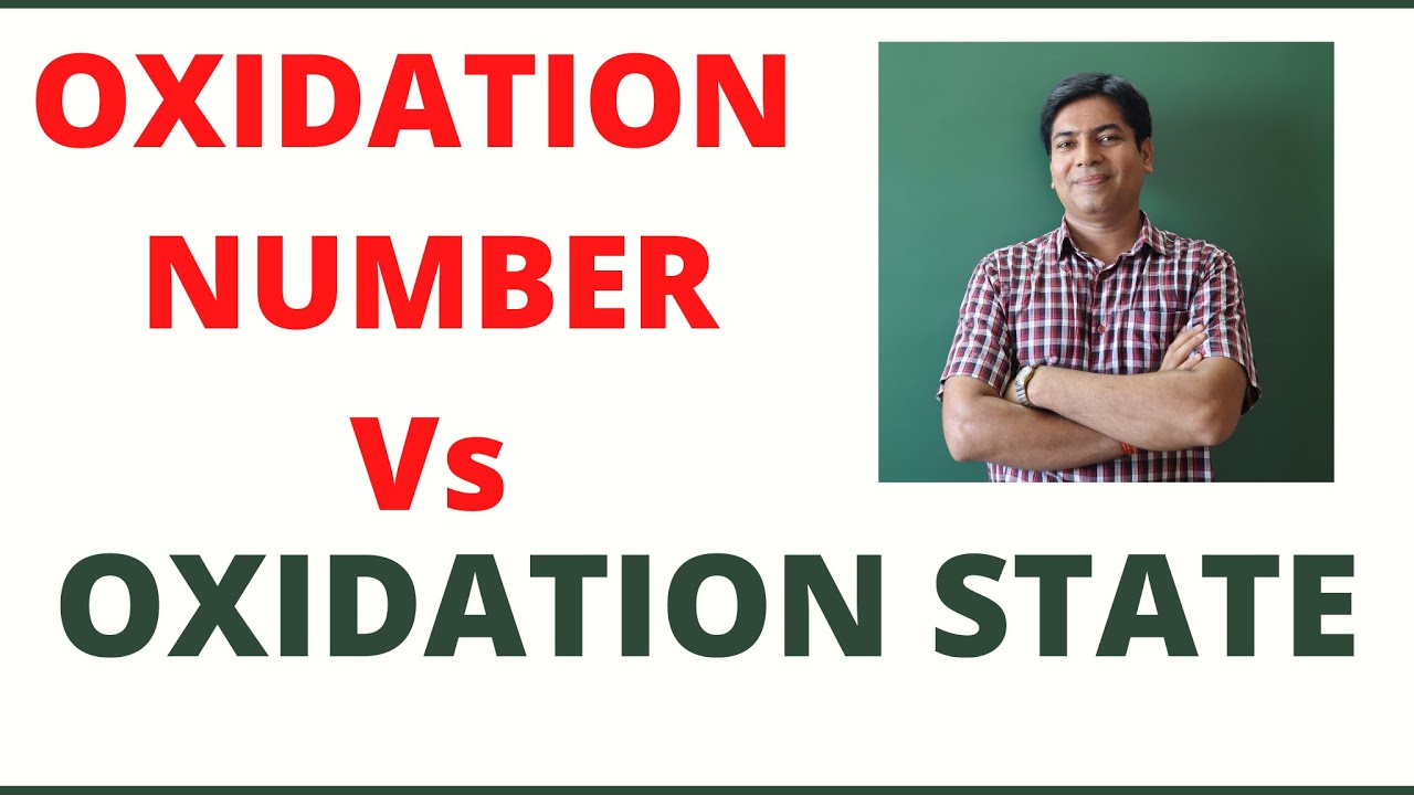 Oxidation state vs oxidation number - YouTube