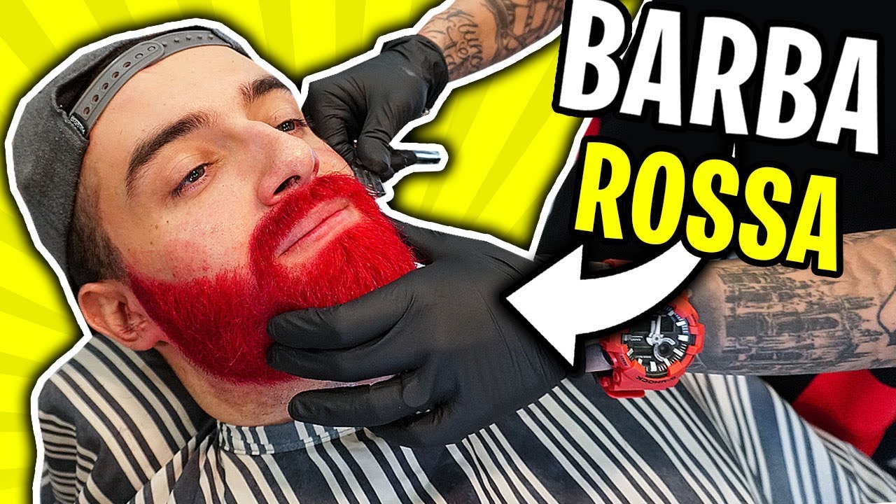 HO FATTO LA BARBA ROSSA *impressionante* - YouTube