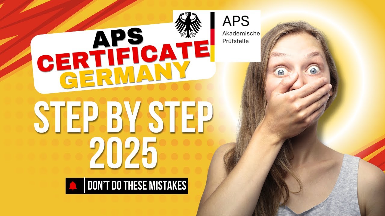 Step by Step Guide for APS Certificate | Masters In Germany | APS ...