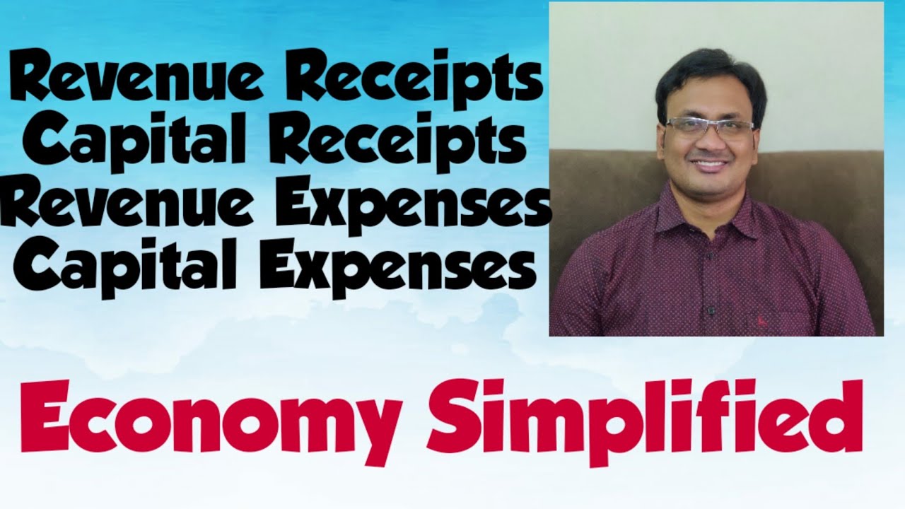 Explained by Suresh Sir | Revenue Receipts | Capital Receipts | Revenue ...