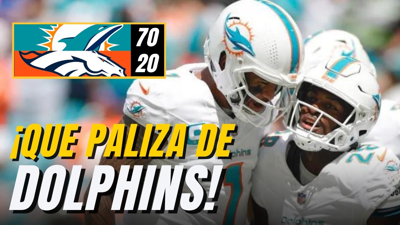 HISTÓRICOS DOLPHINS: ¿Es Miami El Equipo A Vencer? | Resumen NFL 2023 ...