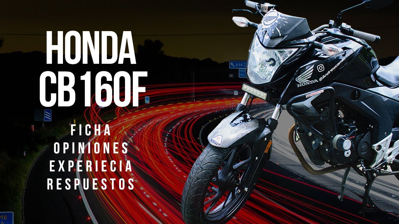 Hablando de la Honda CB160F | Ficha, opiniones, experiencias... - YouTube