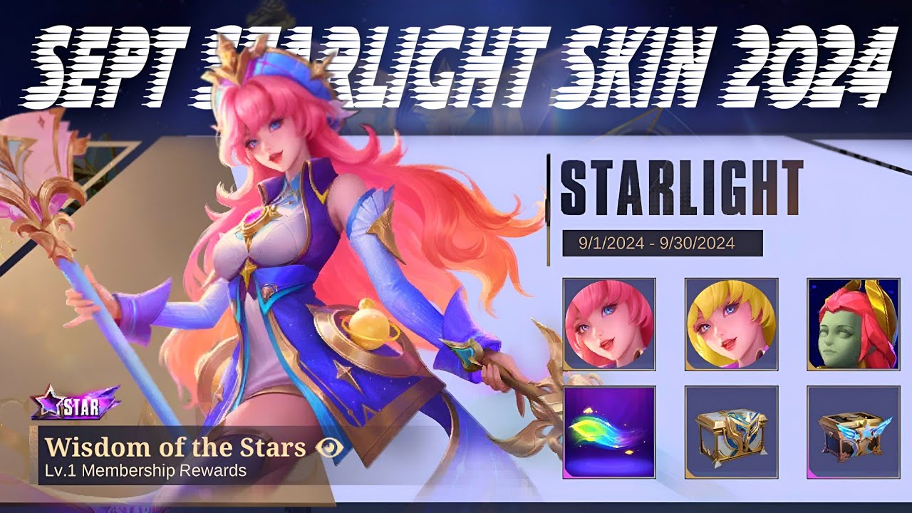 SEPTEMBER STARLIGHT SKIN 2024 - ALL REWARDS IN SEPTEMBER STARLIGHT SKIN ...