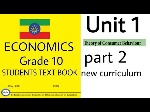 economics grade 10 unit 1 part 2 - YouTube