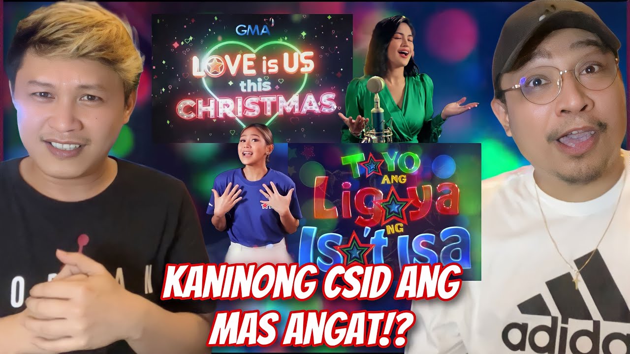 GMA vs ABS CBN Christmas Station ID 2022 - Kaninong CSID and mas Angat ...