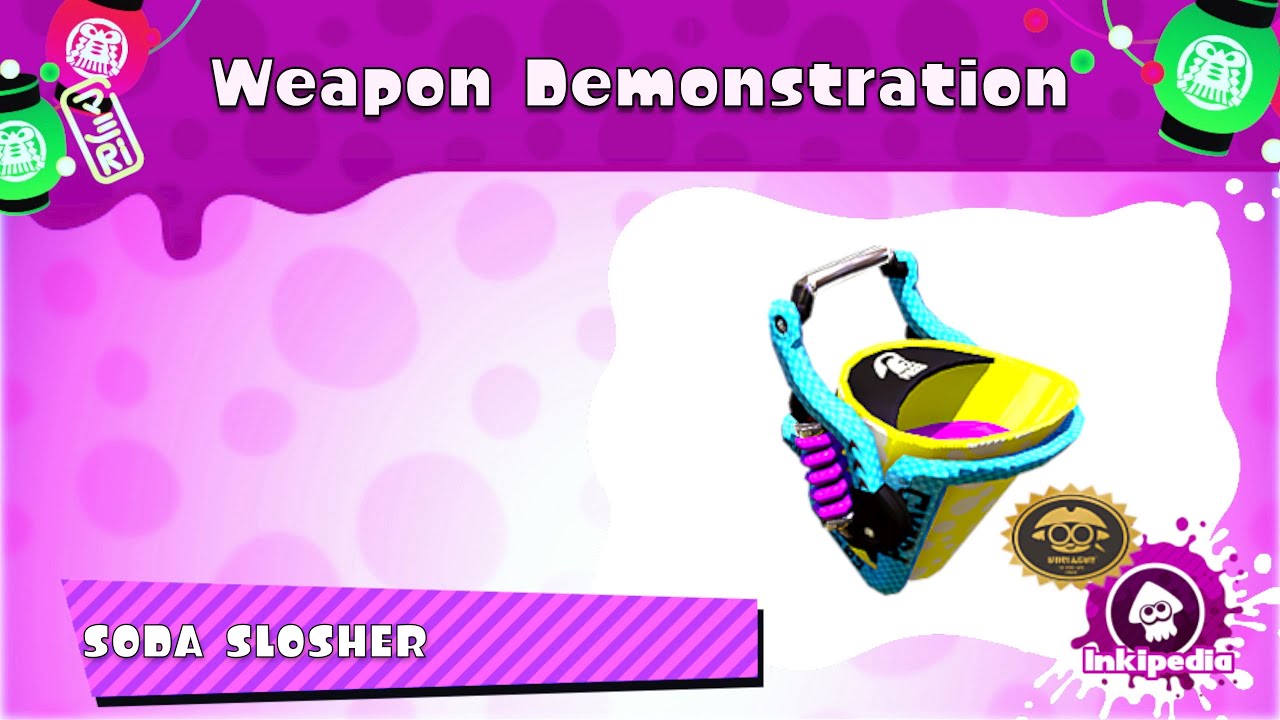Soda Slosher ~ Weapon Demonstration (Splatoon) - YouTube