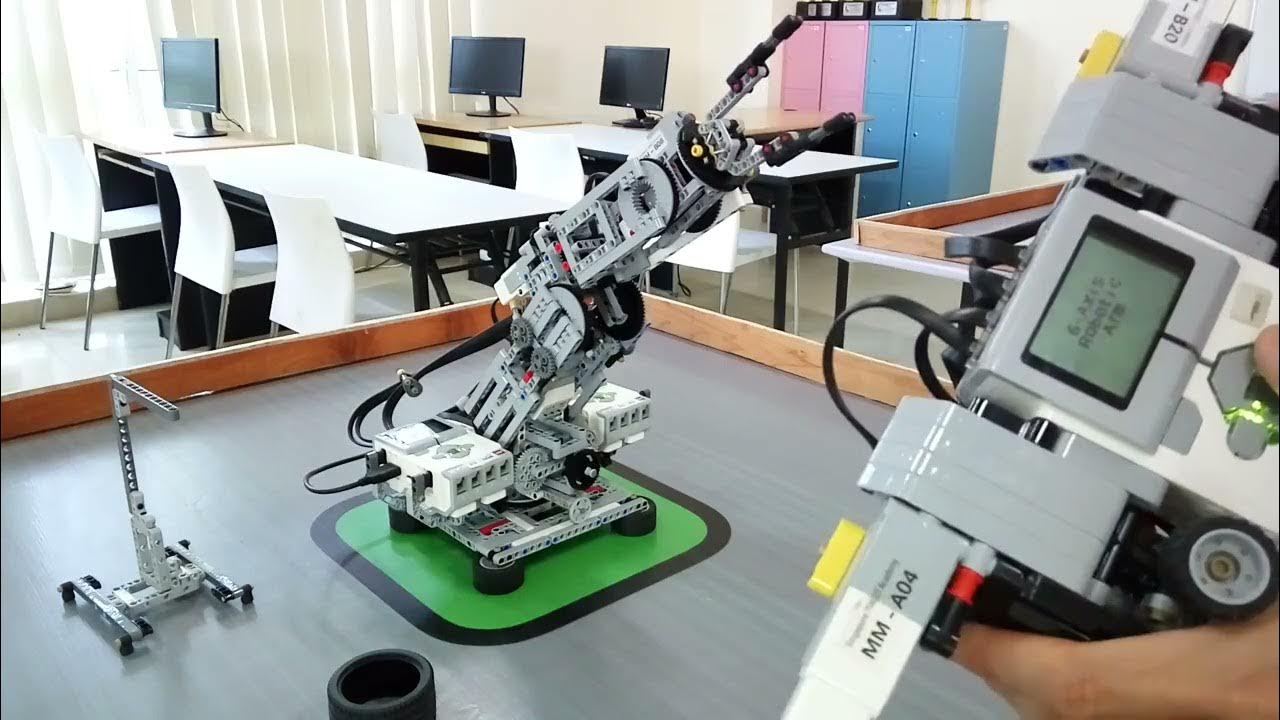 6 Axis LEGO Mindstorms EV3 Robot - Demonstration - YouTube
