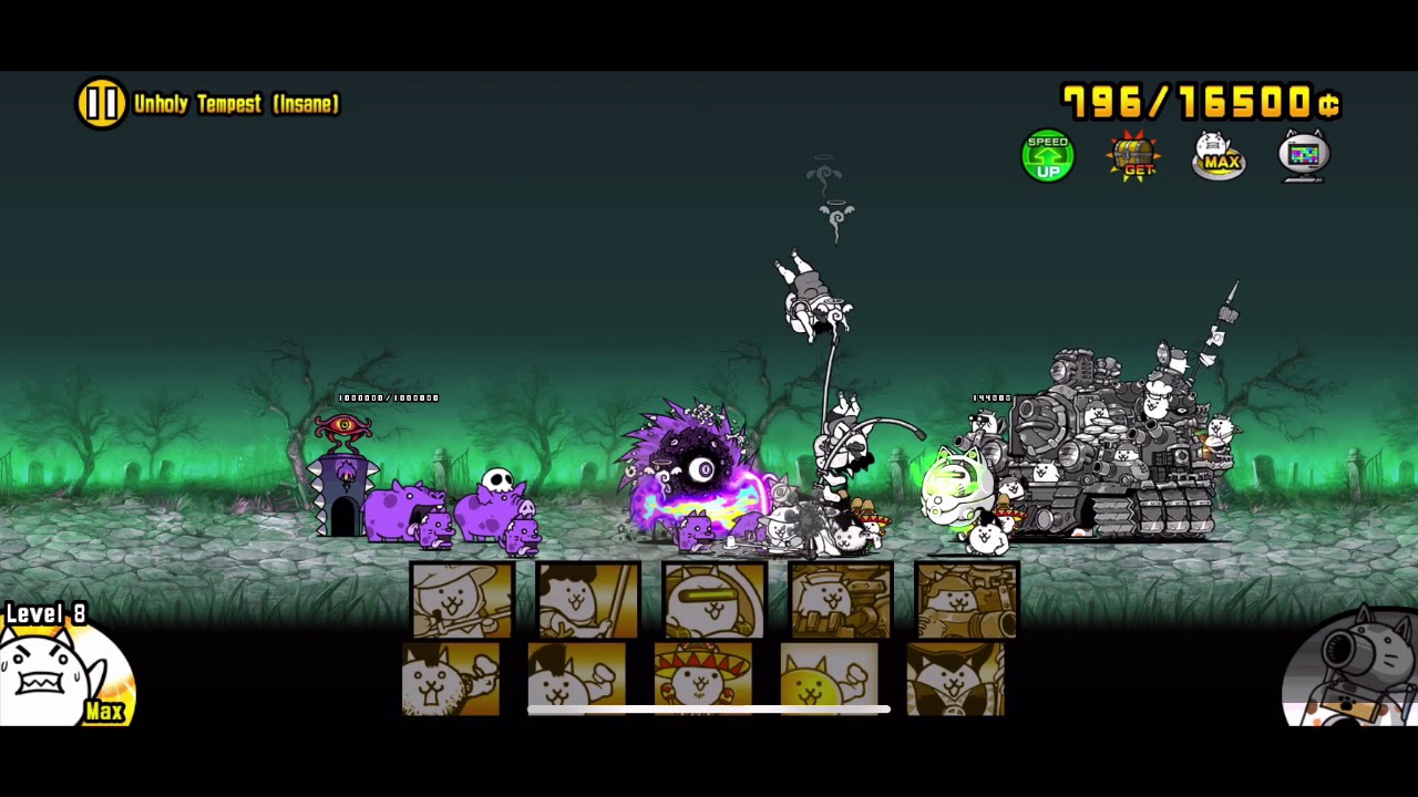 The Battle Cats | Zyclone Defeated, somehow lol - YouTube