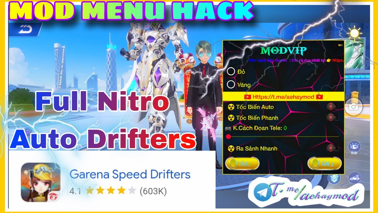 SHARE GARENA SPEED DRIFTERS HACK FULL NITRO + MINI BOOST + MOD FULL ...