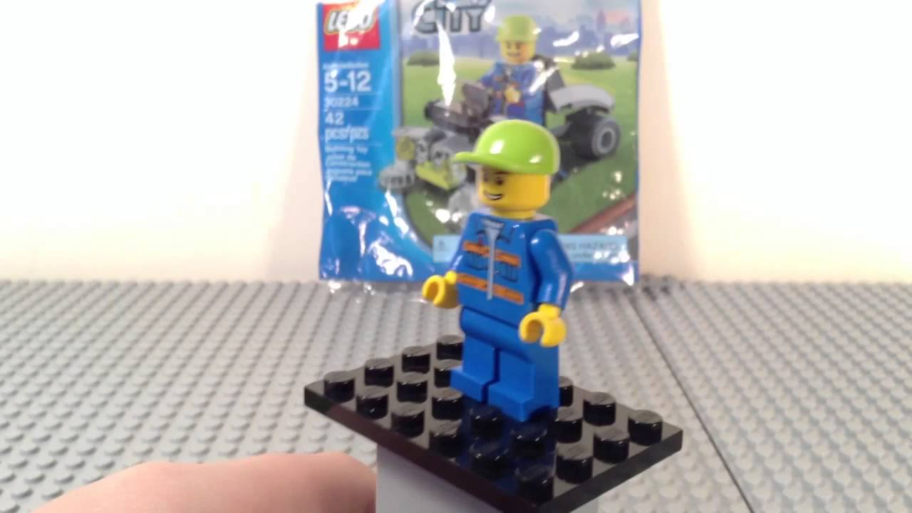 Lego City 30224 Lawnmower Review - YouTube