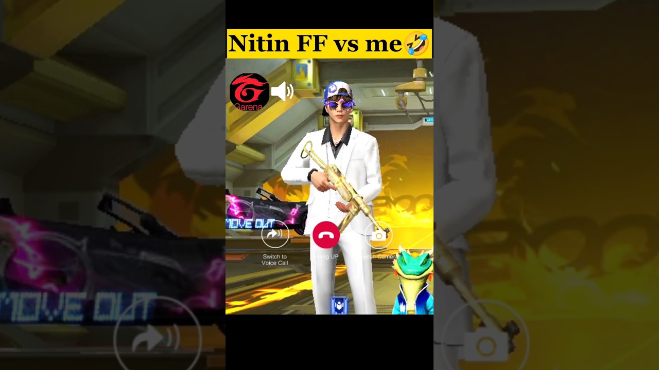 Nitin FF call FF😀||Funny shorts FF 🤣||Freefire India 👍||FF unban 😁||#shorts #viral - YouTube