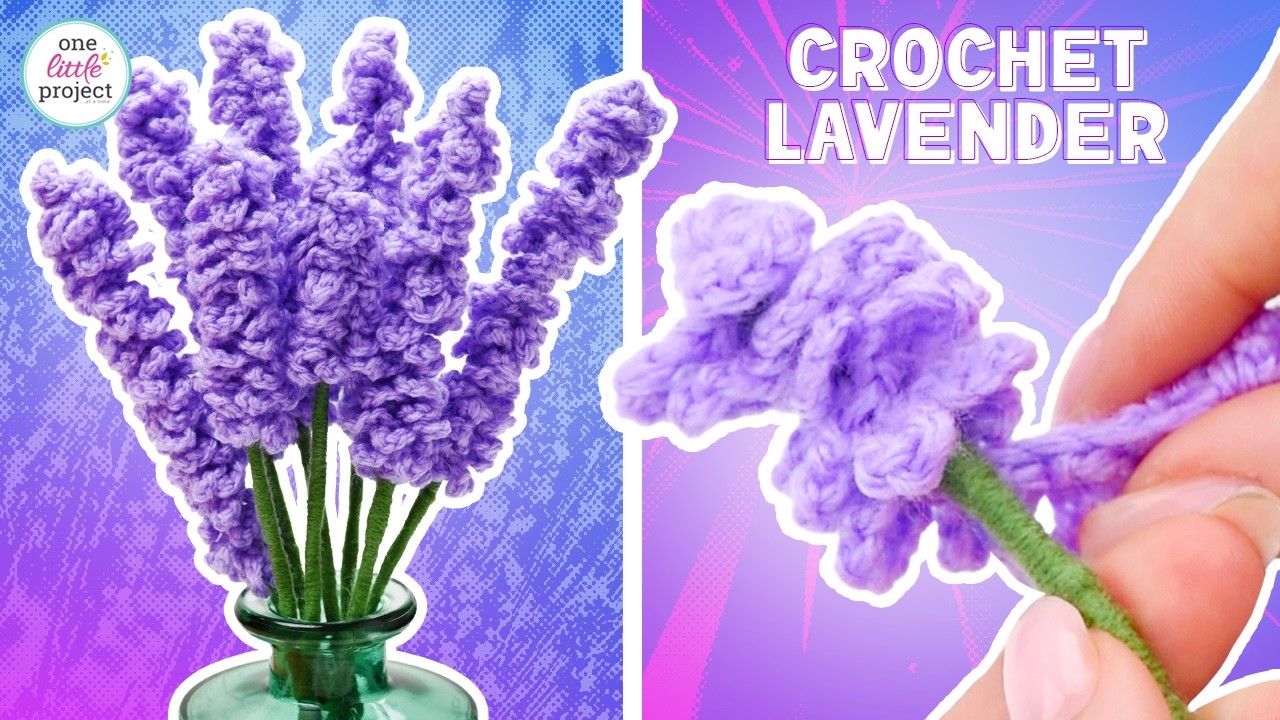 Crochet Lavender | Free Lavender Crochet Pattern - YouTube