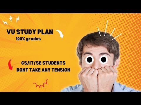 VU Study Plan How to study in Virtual Uni cs/se vu study Quizzes , Gdb ...