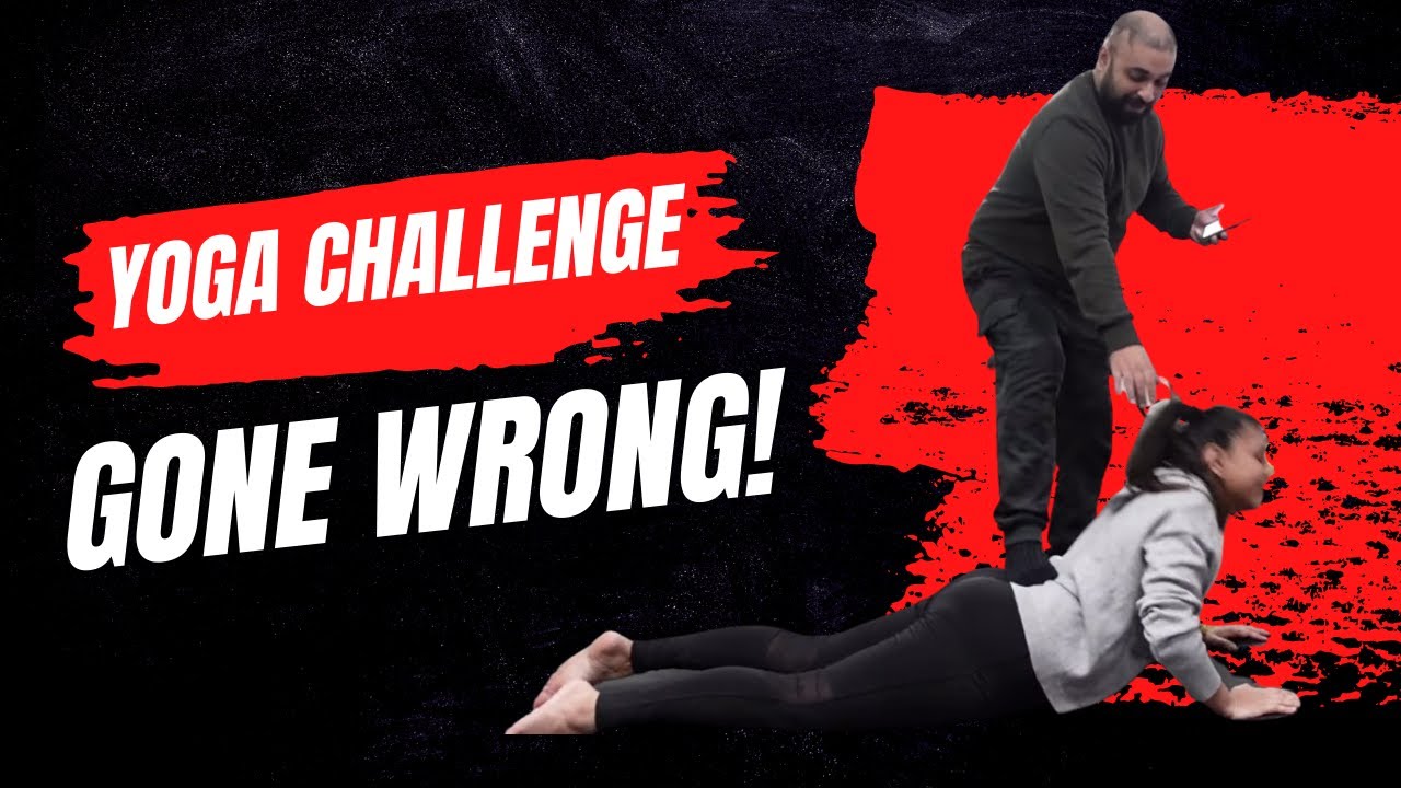 COUPLES YOGA CHALLENGE FAIL *HILARIOUS* - YouTube