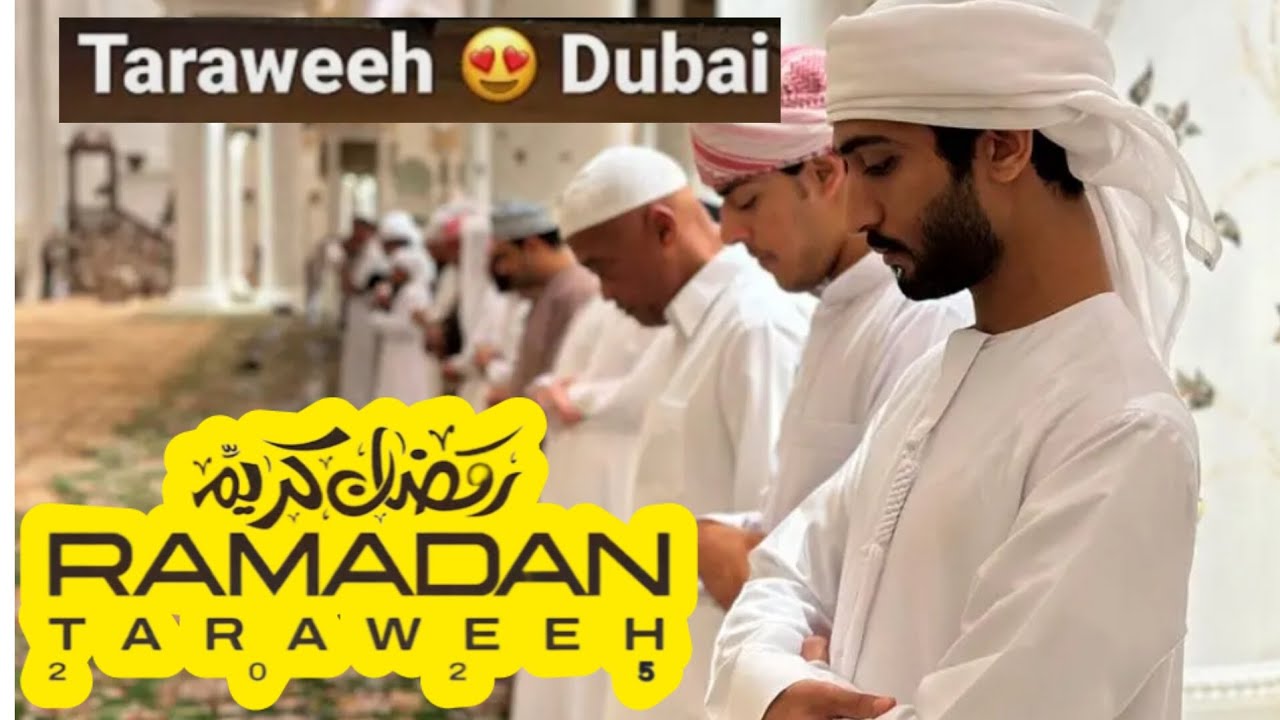 Taraweeh in dubai || night 08 ramzan 2025 || mkaml 09 Taraweeh video ...