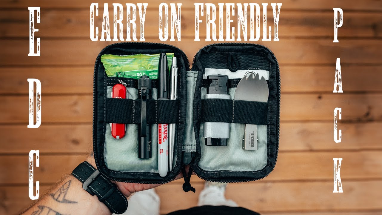 2024 Carry On Friendly EDC Kit (Travel EDC) - YouTube