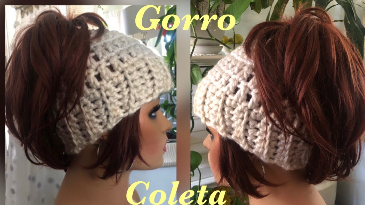Gorro Coletero Ideal Para Peinar Con Chongo, Cola De Caballo, etc ...