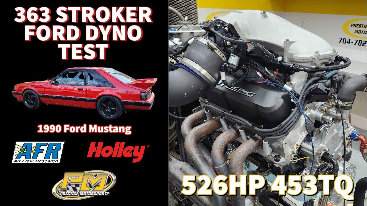 526HP Dart 363 Stroker Ford Dyno Testing for Mark's '90 Fox Body ...