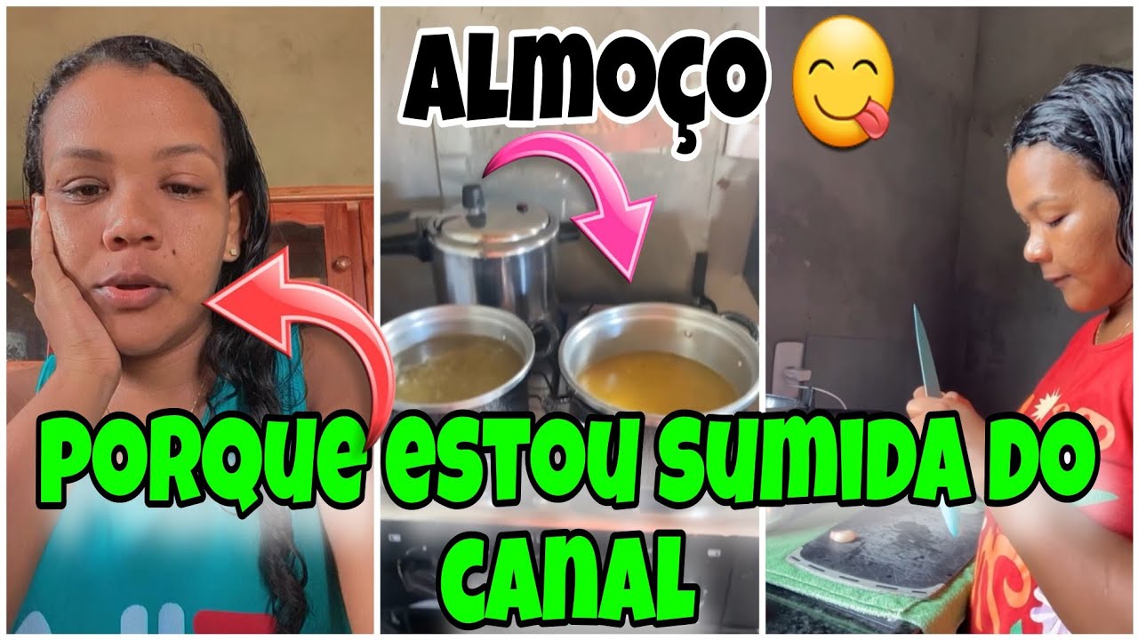samara silva PORQUE ESTOU SUMIDA DO CANAL ? ALMOÇO 😋..... conta mais ...