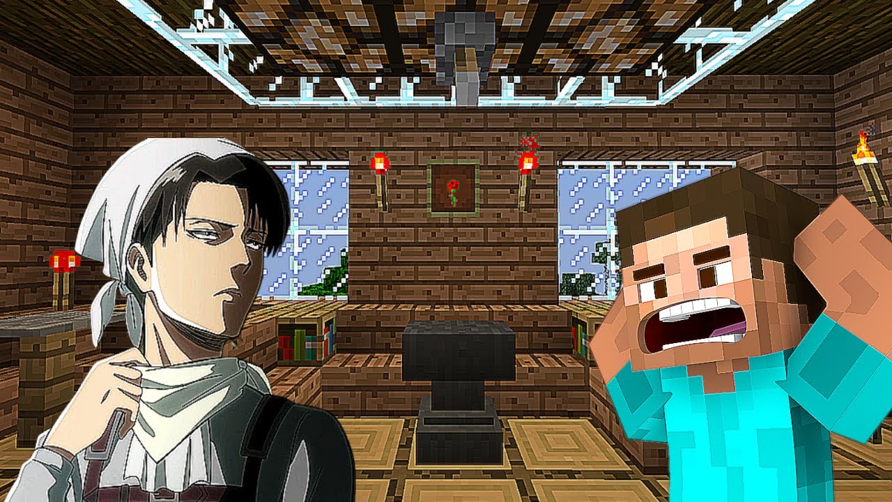 LEVI NO MINECRAFT!!! - YouTube